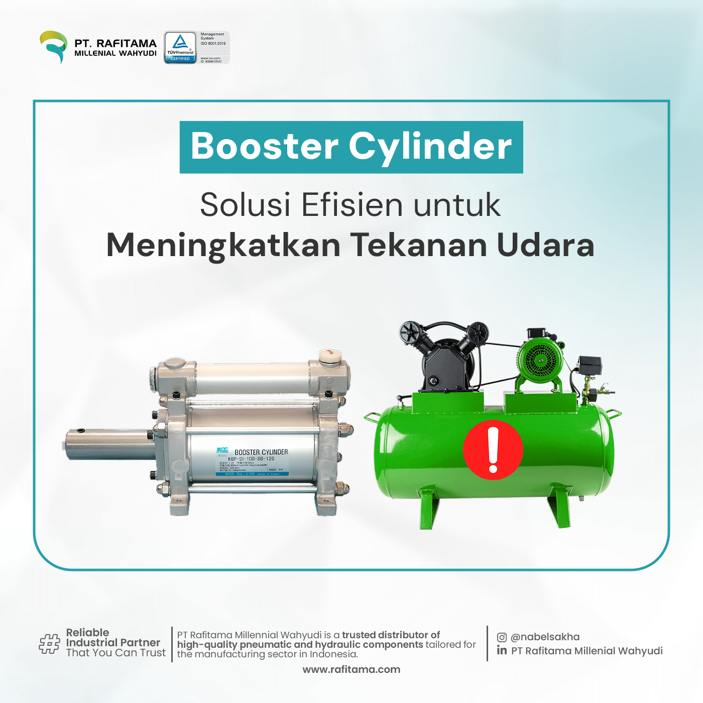 Booster Cylinder: Solusi Efisien untuk Meningkatkan Tekanan Udara ...