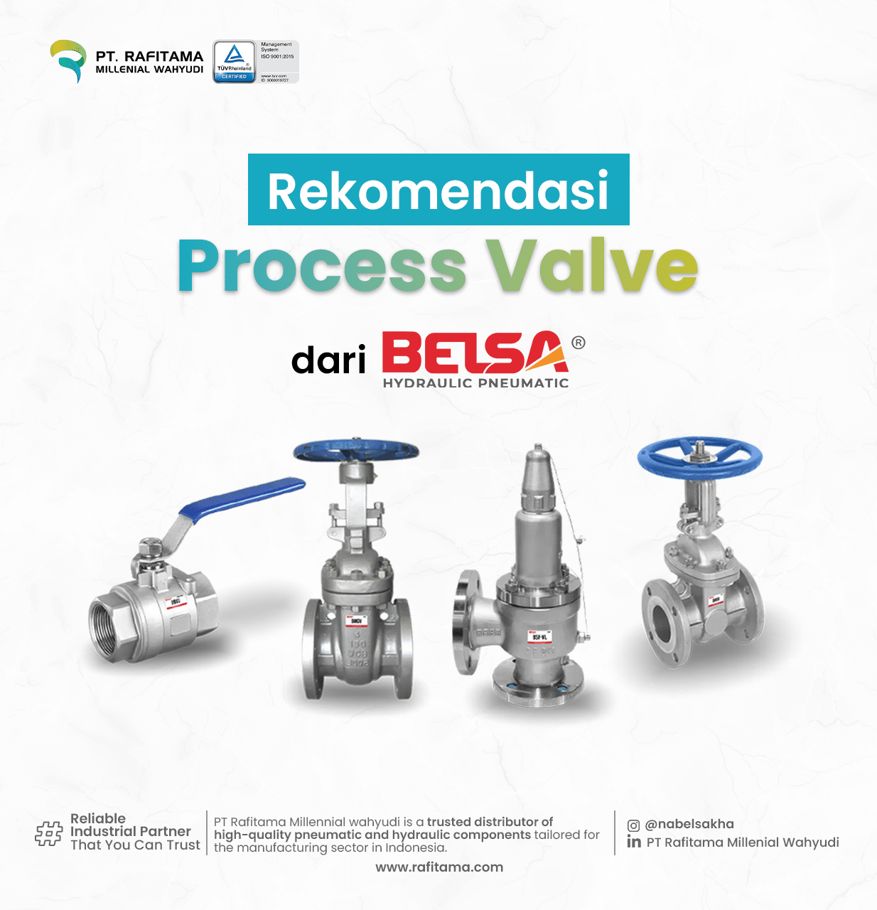 Rekomendasi Process Valve dari Belsa